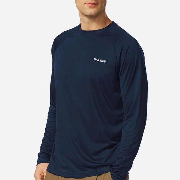 Baleaf | Shirts | Baleaf Mens Upf5 Running Long Sleeve Sun Shirt In ...